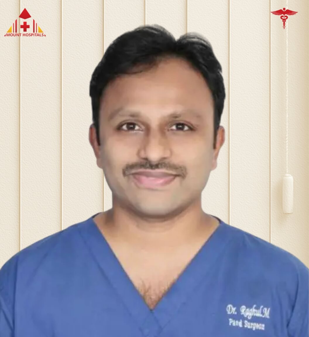 Dr. Raghul M FICRS Mch - Top Pediatric Laparoscopy, Mount Hospital Chennai